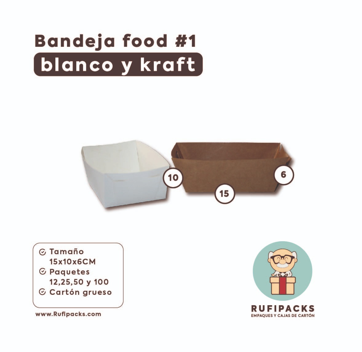 BANDEJA FOOD #1 - Rufipacks.com